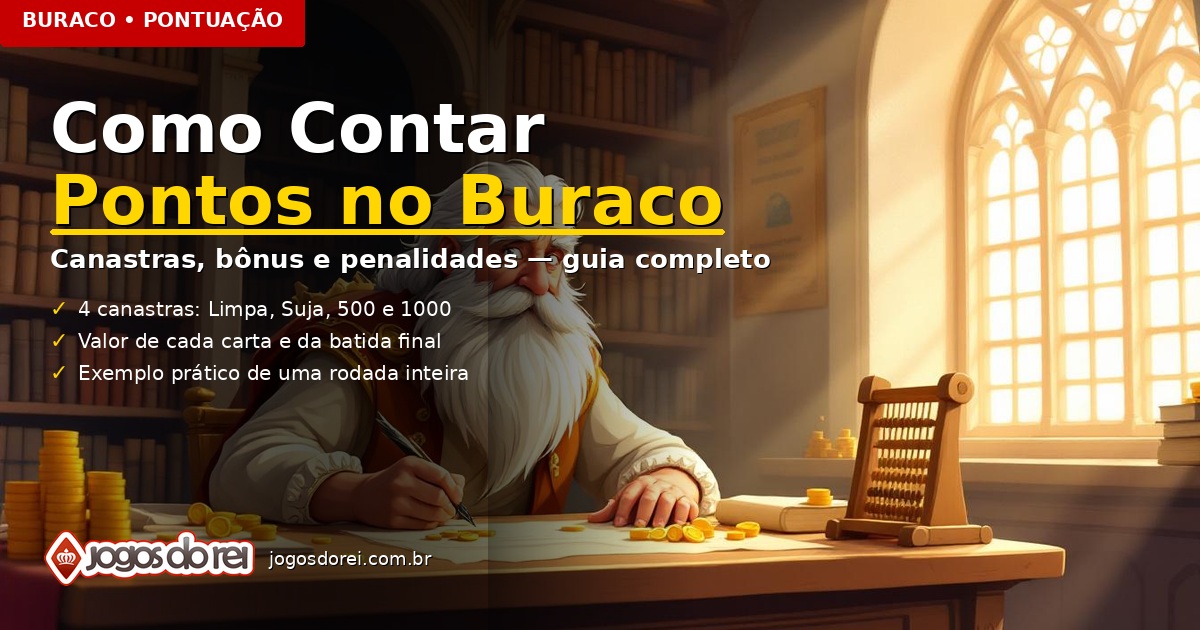 Como Contar Pontos no Final da Rodada de Buraco (Guia Completo) - Blog ...
